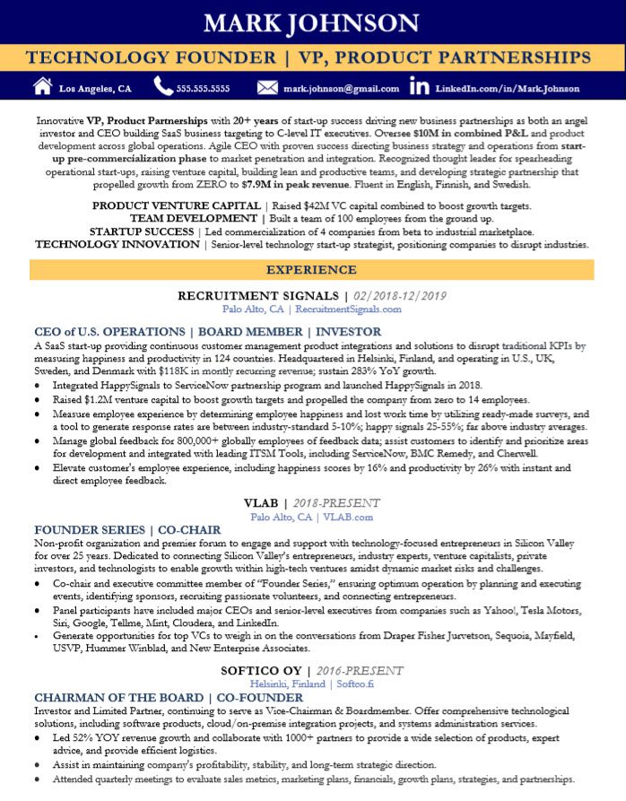 Resume Samples - Career Confidence | Military & Veteran Resume ...